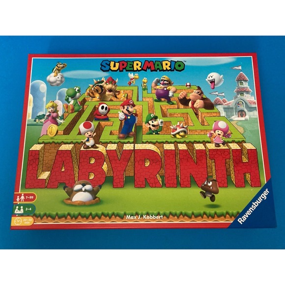 Ravensburger | Games | Super Mario Labyrinth Board Game 24 Players 7 ...